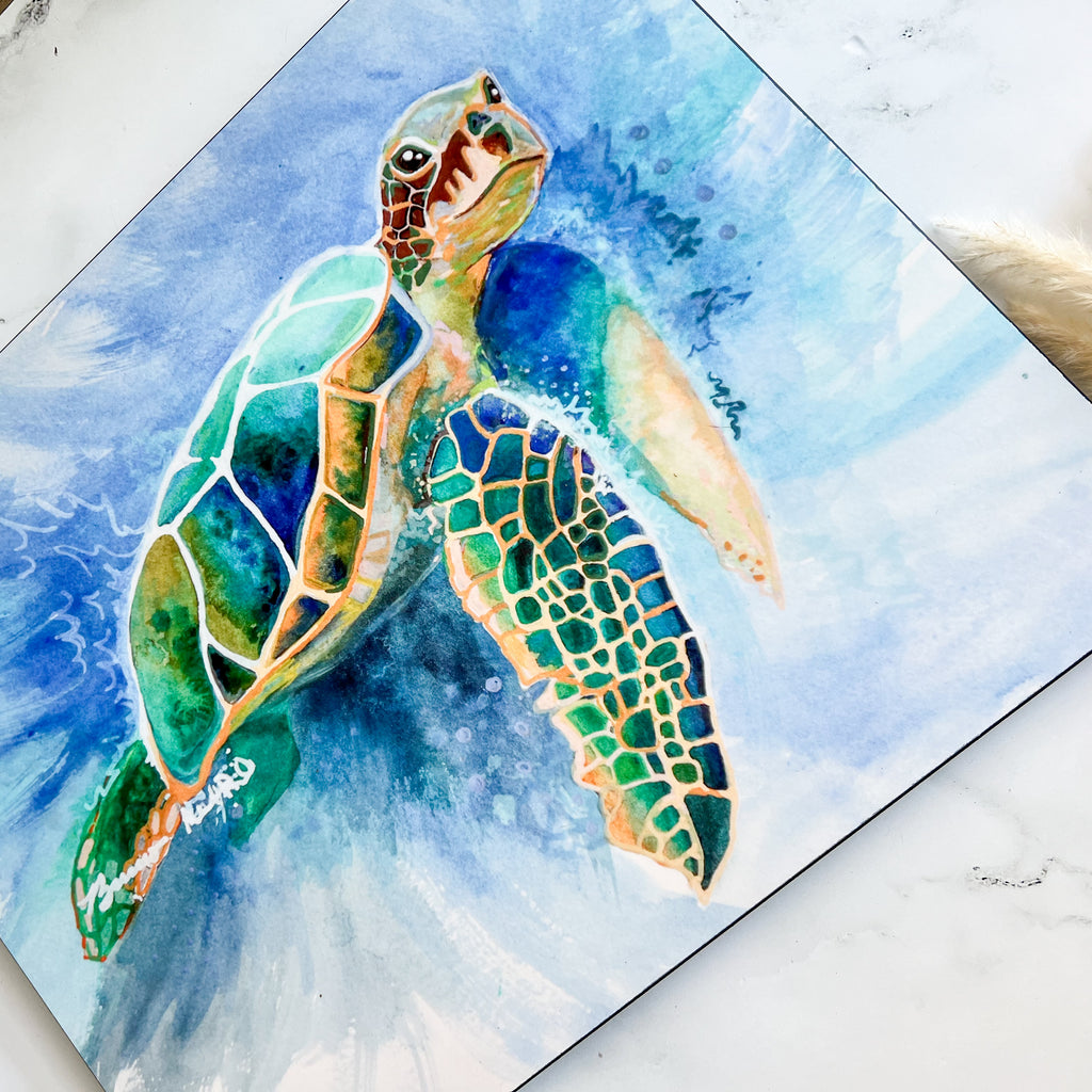 ‘Kaylee’ Wall Art – Citrus Waves Art