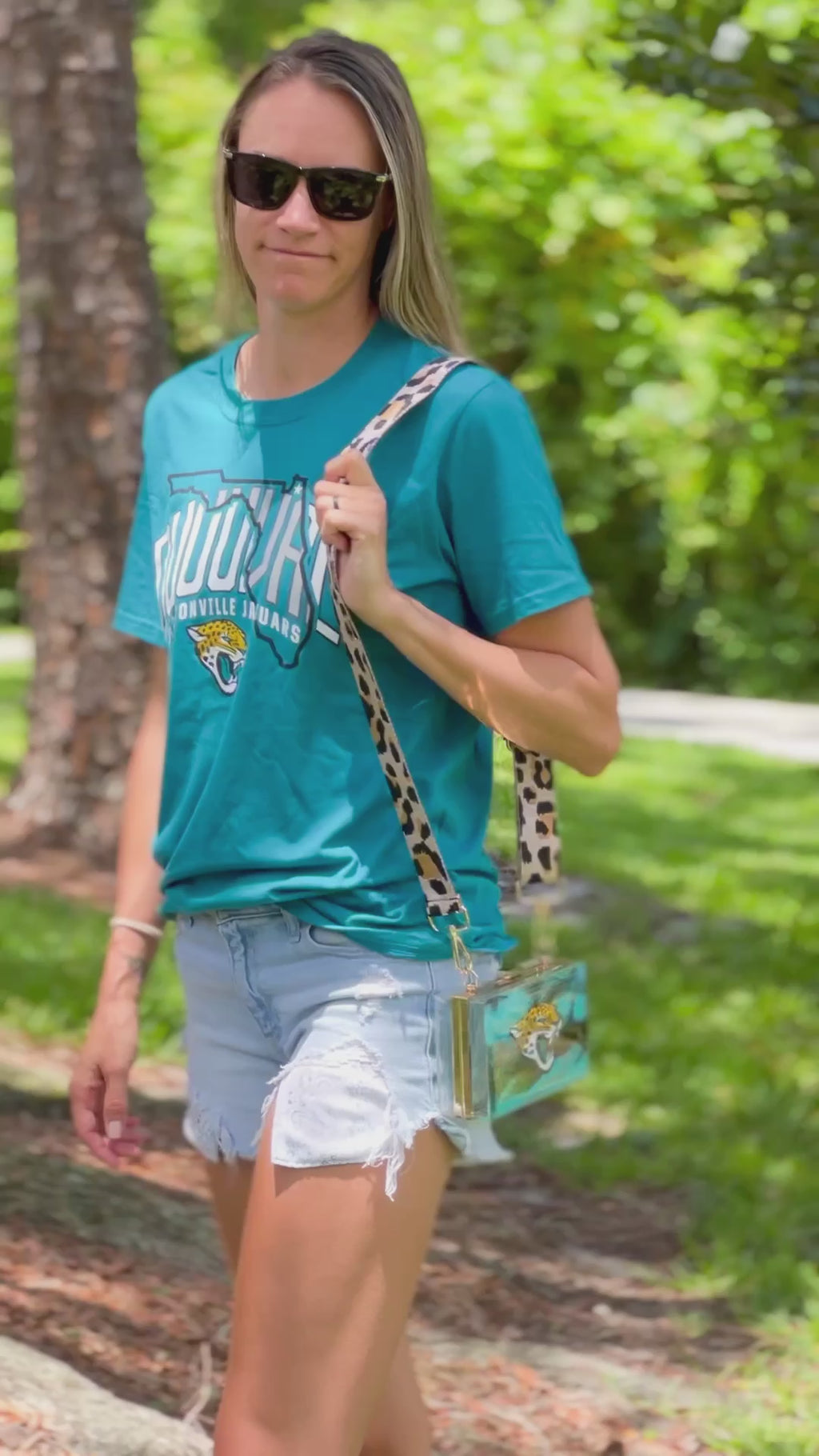 Jax Jags Acrylic Stadium Bag – Citrus Waves Art