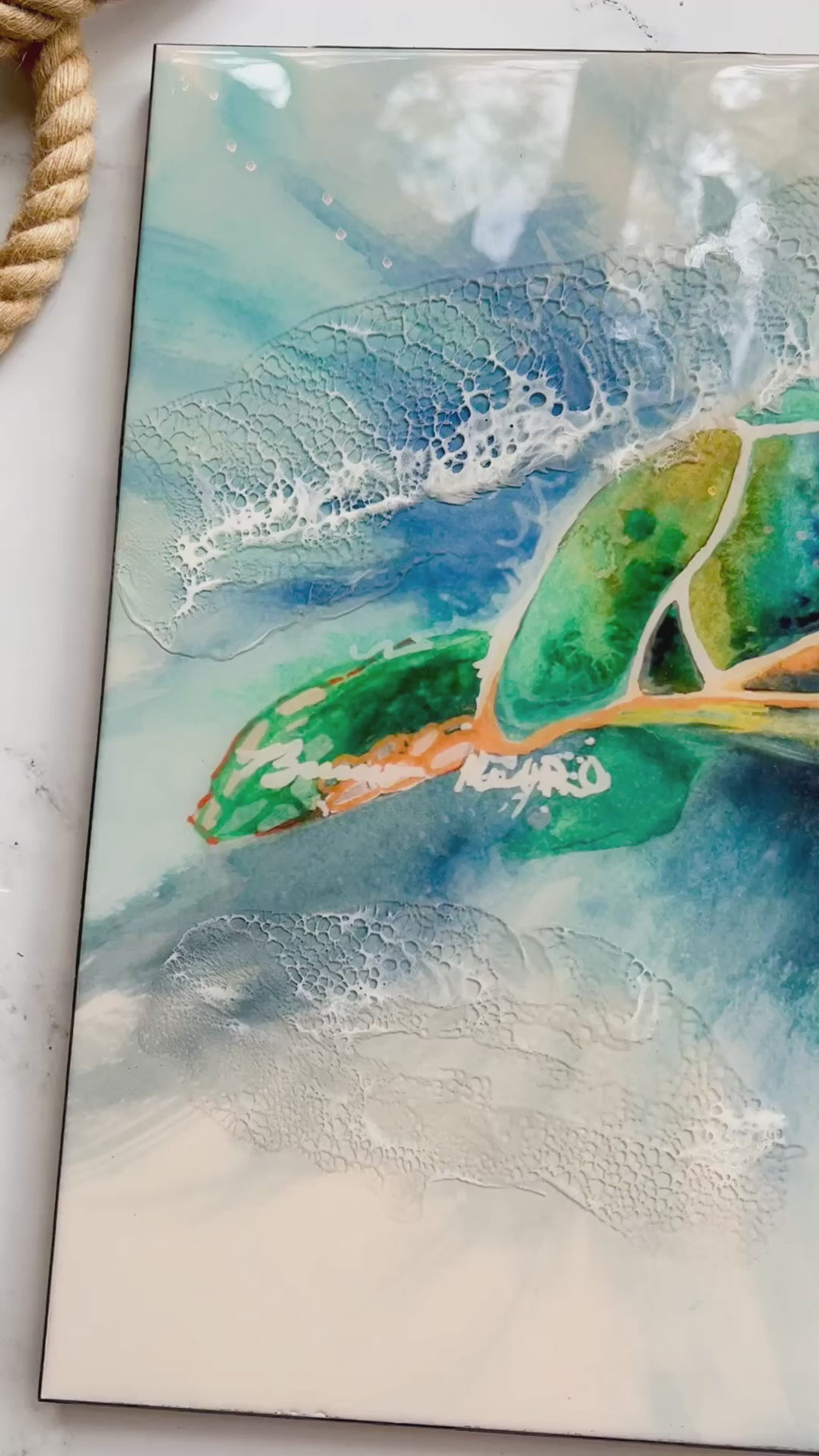 ‘Kaylee’ Wall Art – Citrus Waves Art